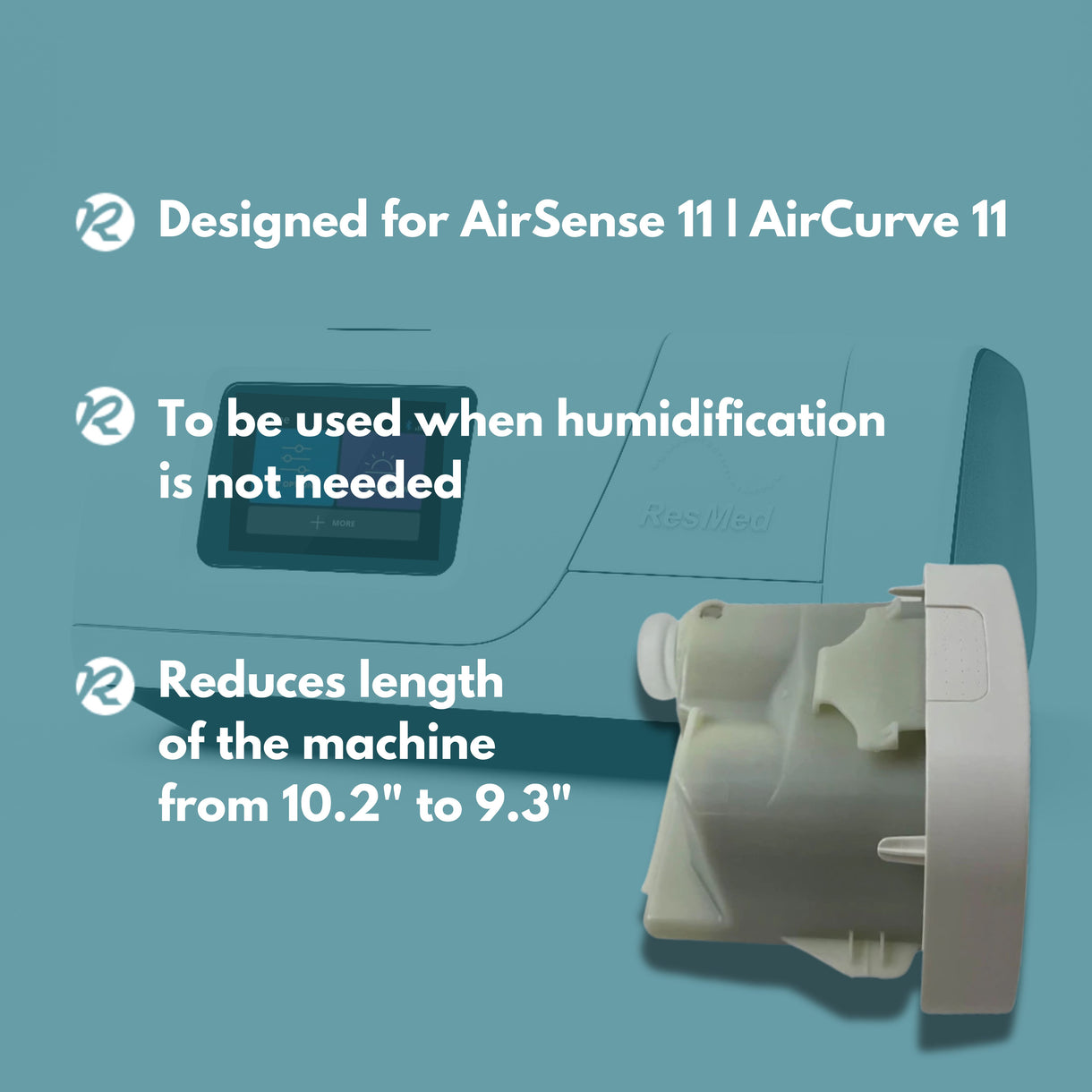 AirSense 11 / AirCurve 11 CPAP Machines Side Cover | ResMed | RespShop